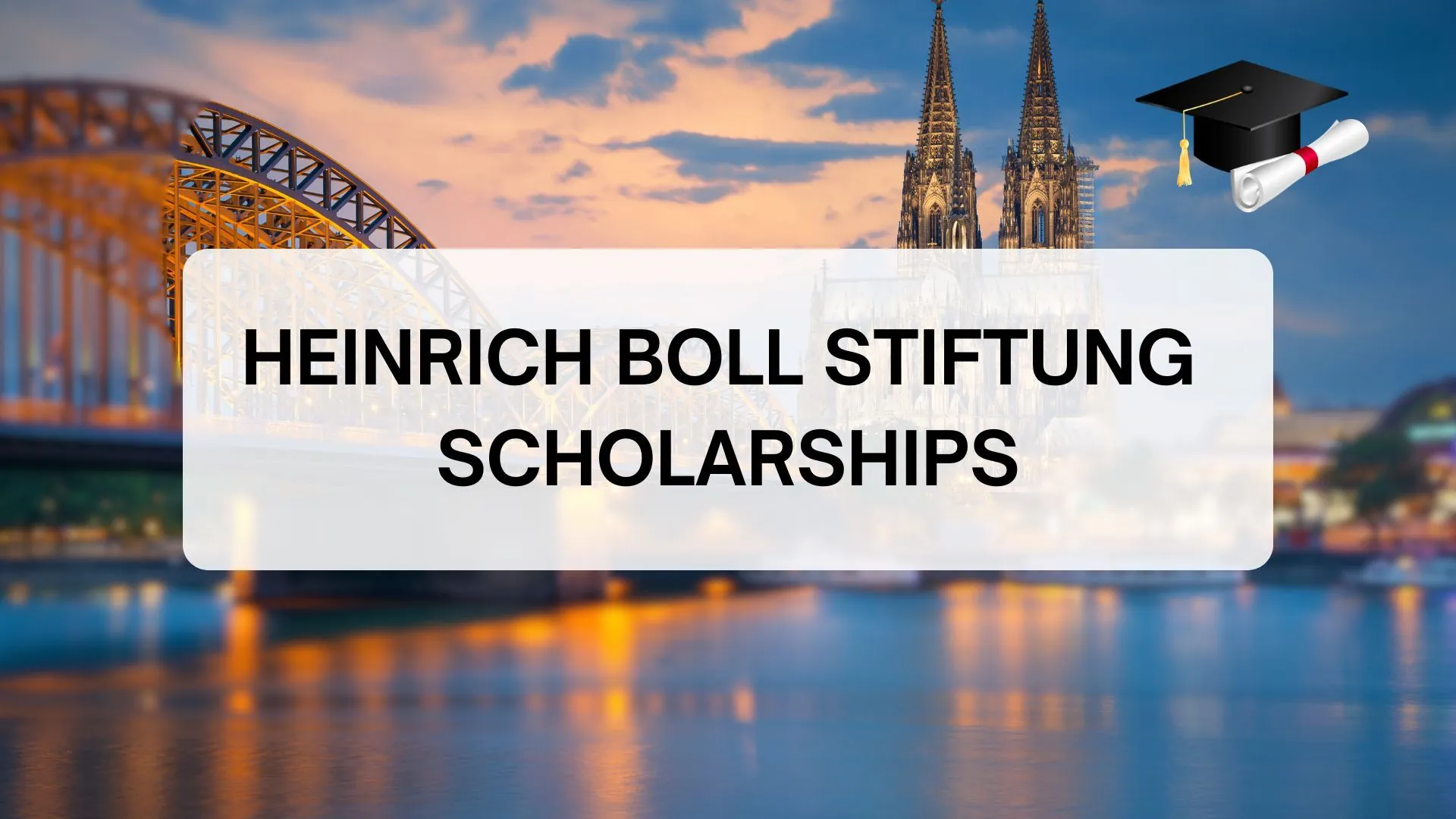 Heinrich Boll Stiftung Scholarships 2025